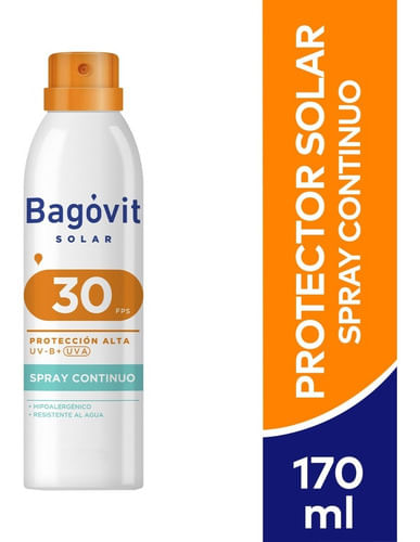 Protector Solar Spray Bagovit Fps30 170ml | La Franco - Farmacias La Franco